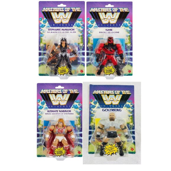 Toys | Full Set Masters Of The Wwe Motu Figure Wave 6 Kane Goldberg ...